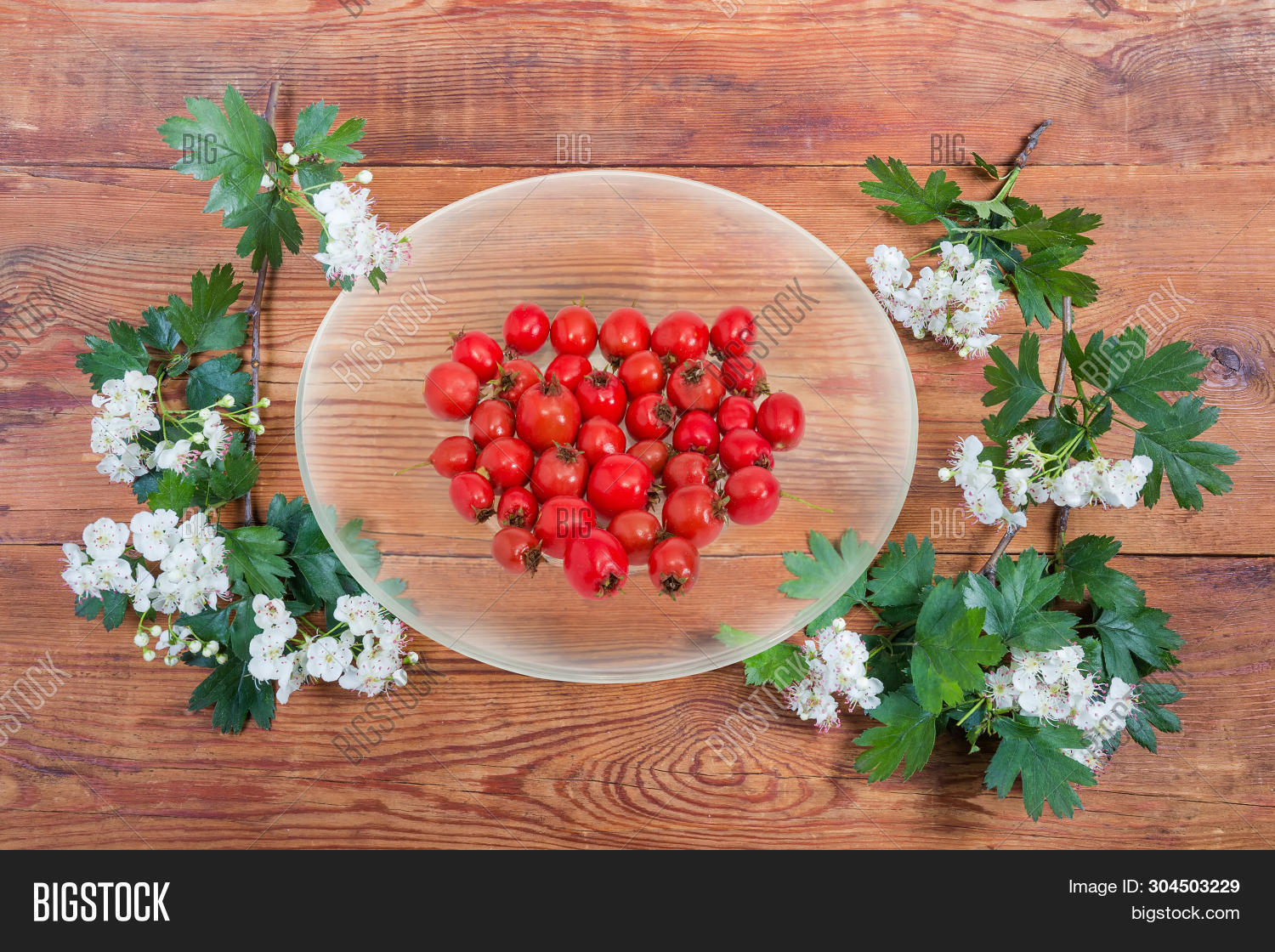 Ripe Hawthorn Fruits Image & Photo (Free Trial) | Bigstock