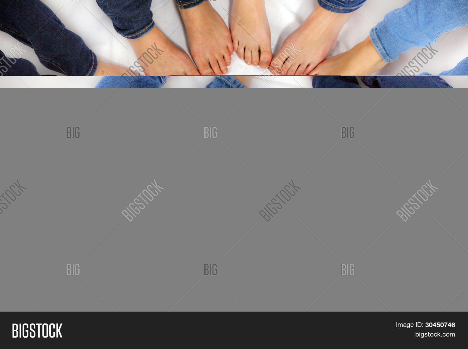 Feet Girls Form Circle Image & Photo (Free Trial) | Bigstock