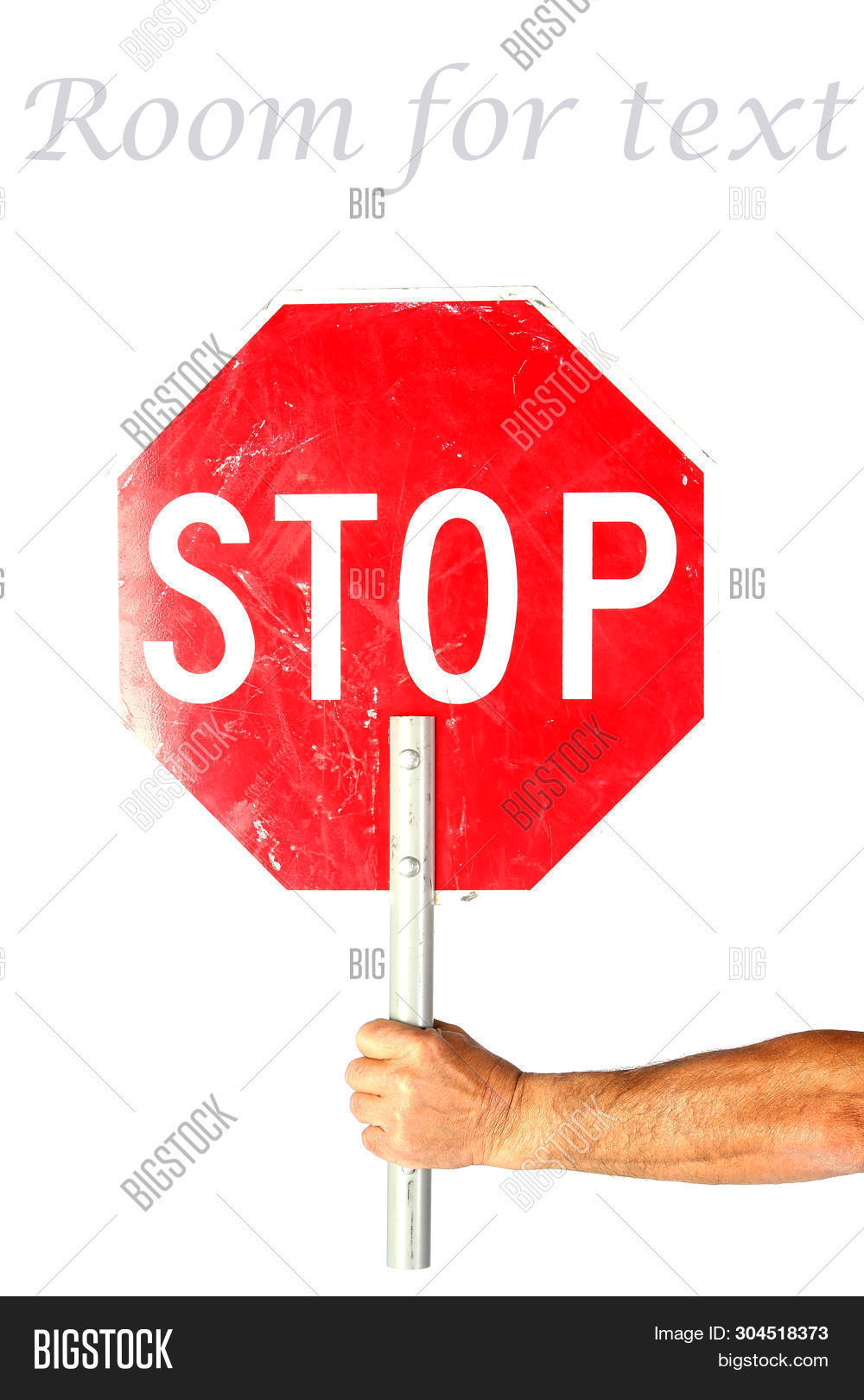 Man Stop Sign. Red Image & Photo (Free Trial) | Bigstock