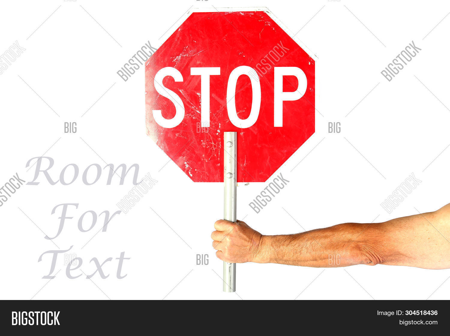 Man Stop Sign. Red Image & Photo (Free Trial) | Bigstock