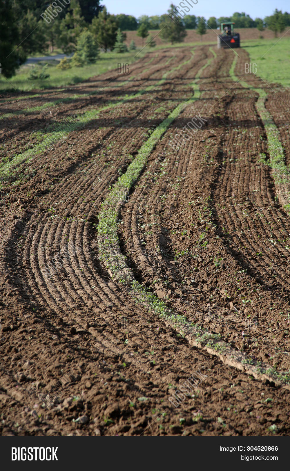 Farmland Being Plowed Image & Photo (Free Trial) | Bigstock