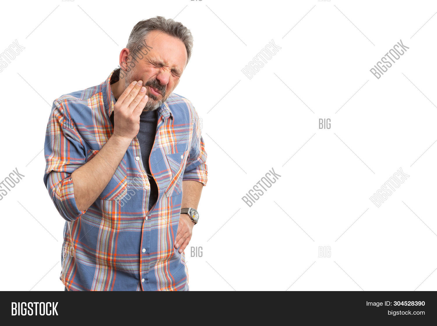 Man Touching Cheek Image & Photo (Free Trial) | Bigstock