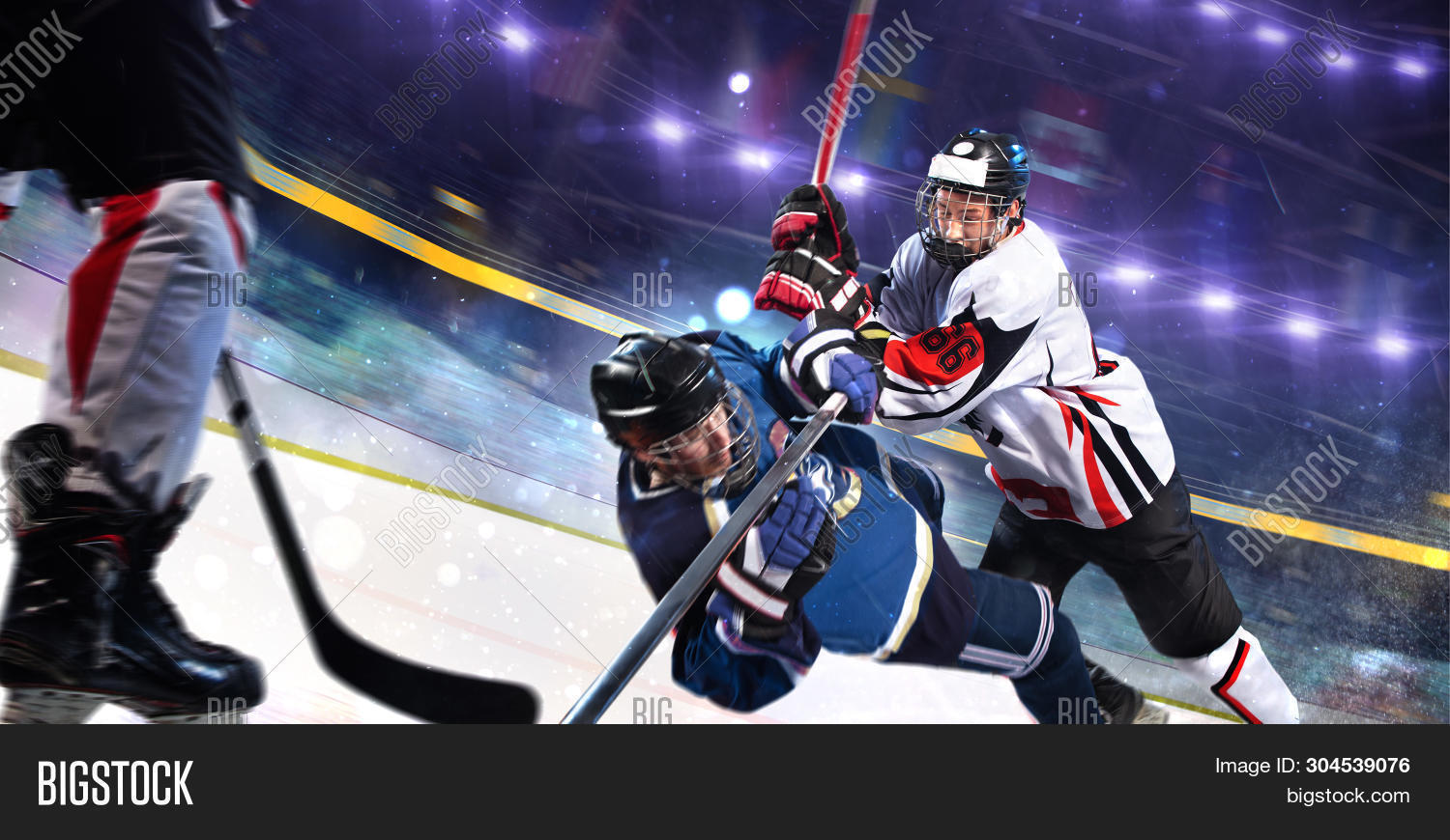 Hockey Player Action Image & Photo (Free Trial) | Bigstock