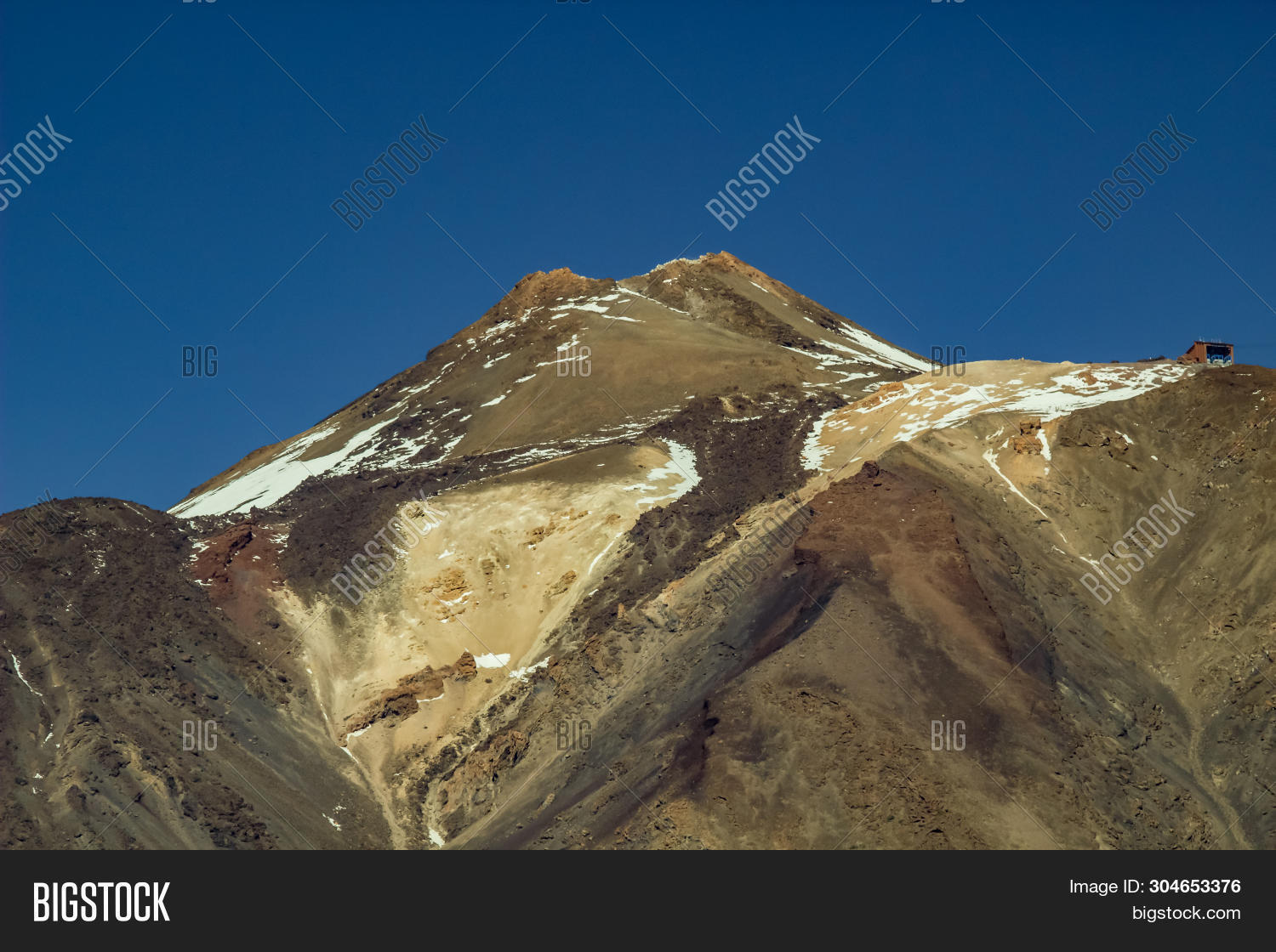 Mountain Teide White Image & Photo (Free Trial) | Bigstock