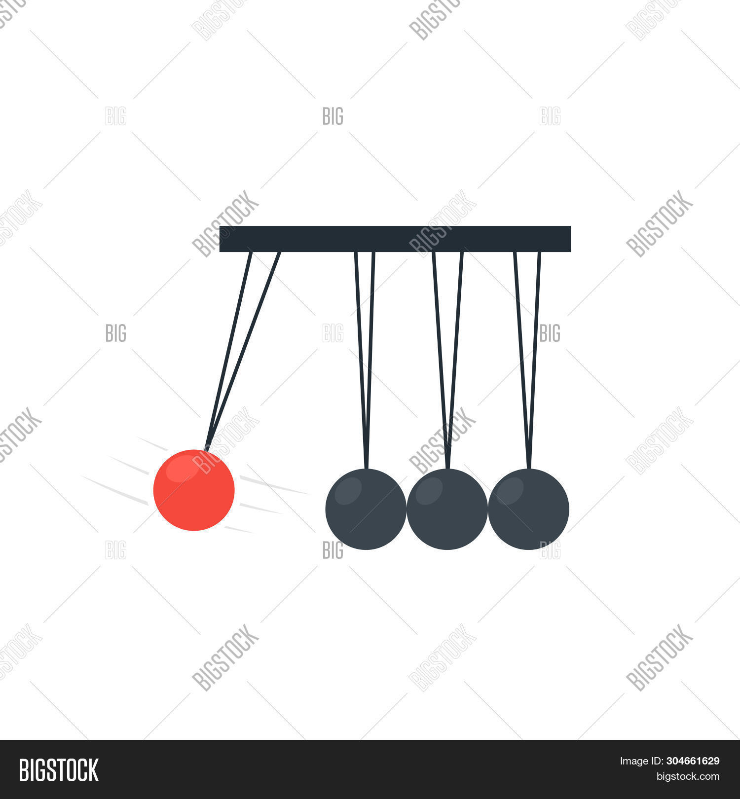 Pendulum Ball Simple Image & Photo (Free Trial) | Bigstock