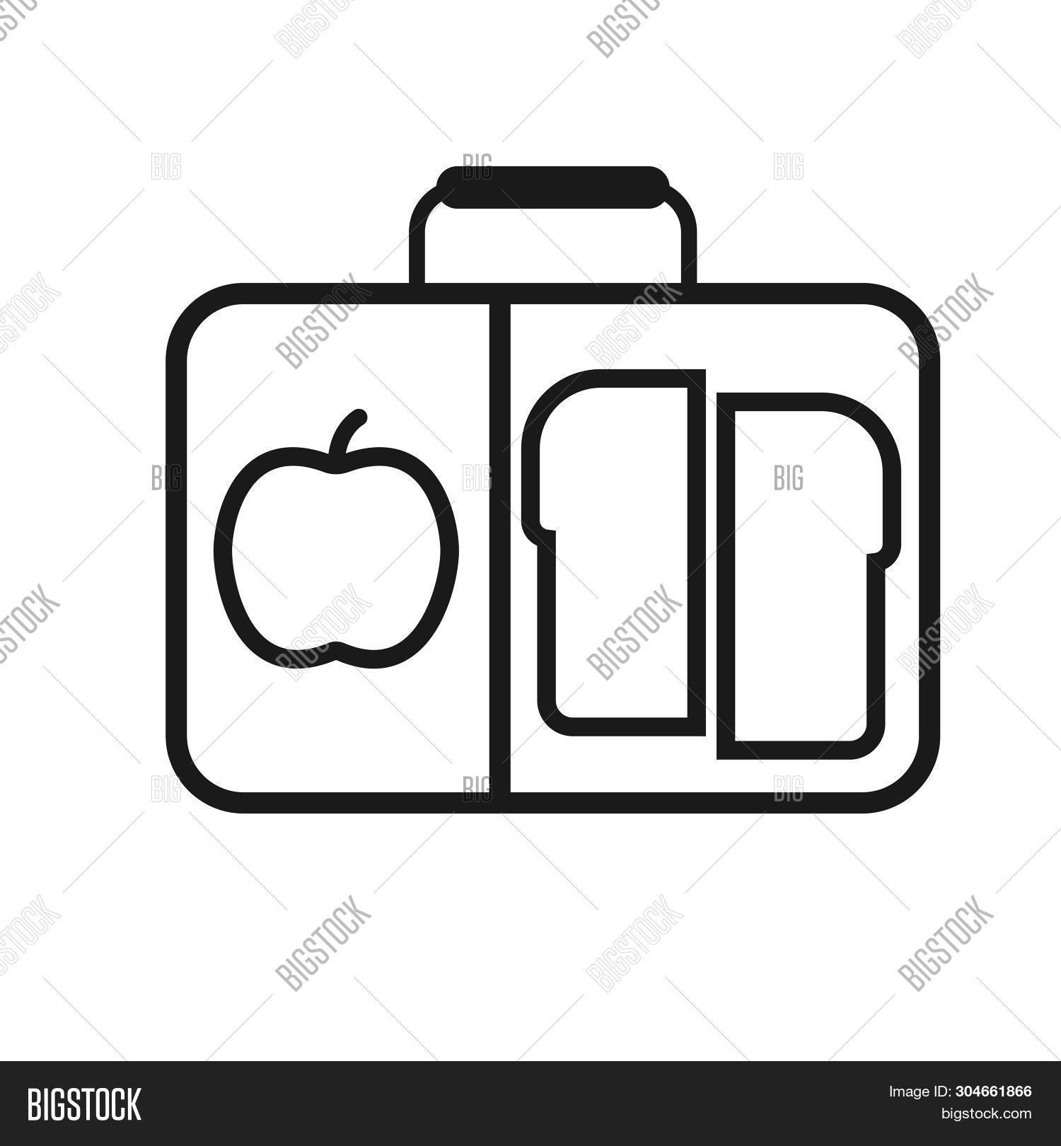 School Lunch Box Icon Image & Photo (Free Trial) | Bigstock