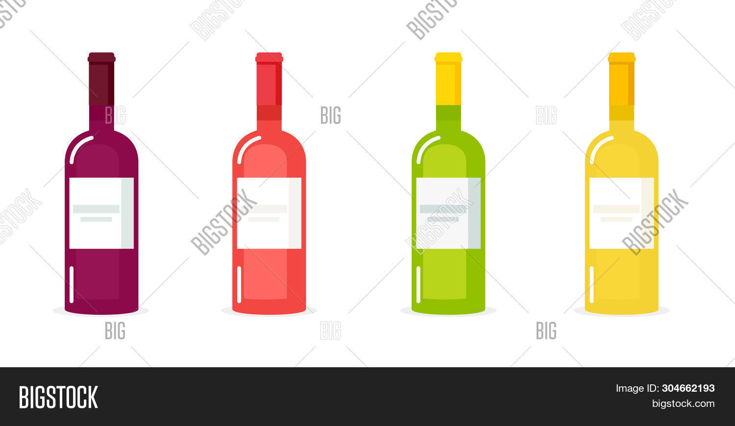 Set Wine Bottles Icon Image & Photo (Free Trial) | Bigstock