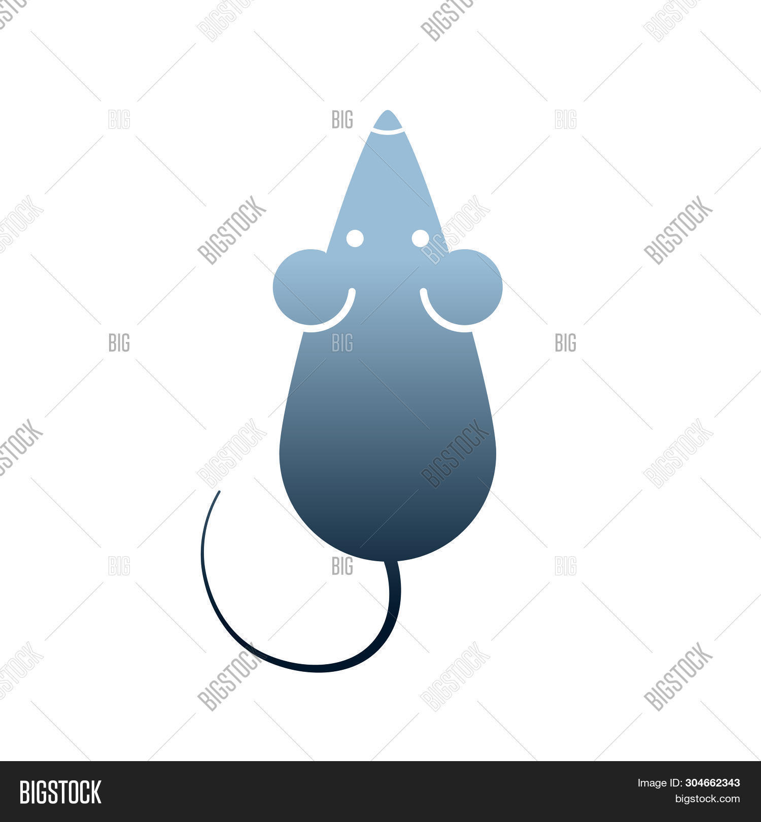 Rodent Gradient Icon. Image & Photo (Free Trial) | Bigstock