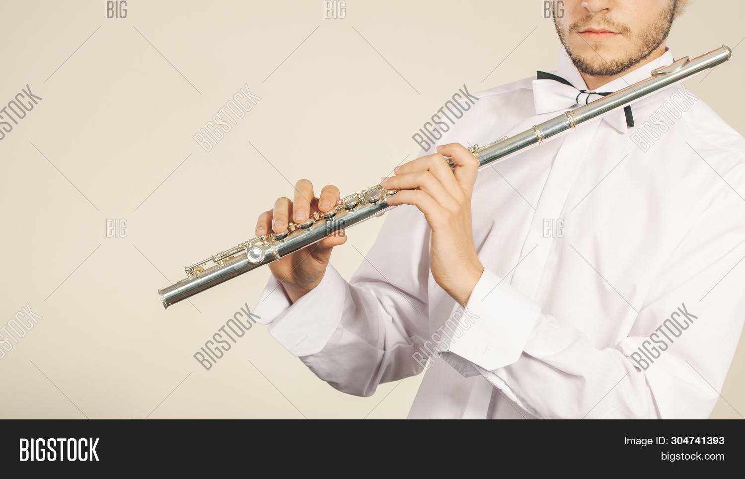 Flute Music Playing Image & Photo (Free Trial) | Bigstock