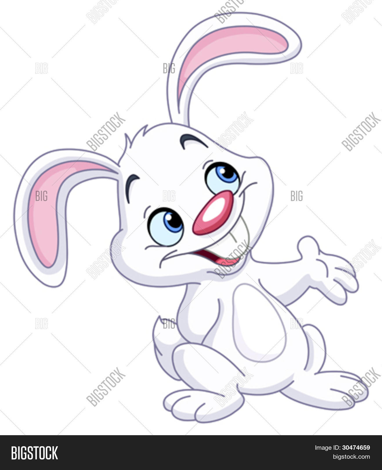 Happy Bunny Vector & Photo (Free Trial) | Bigstock