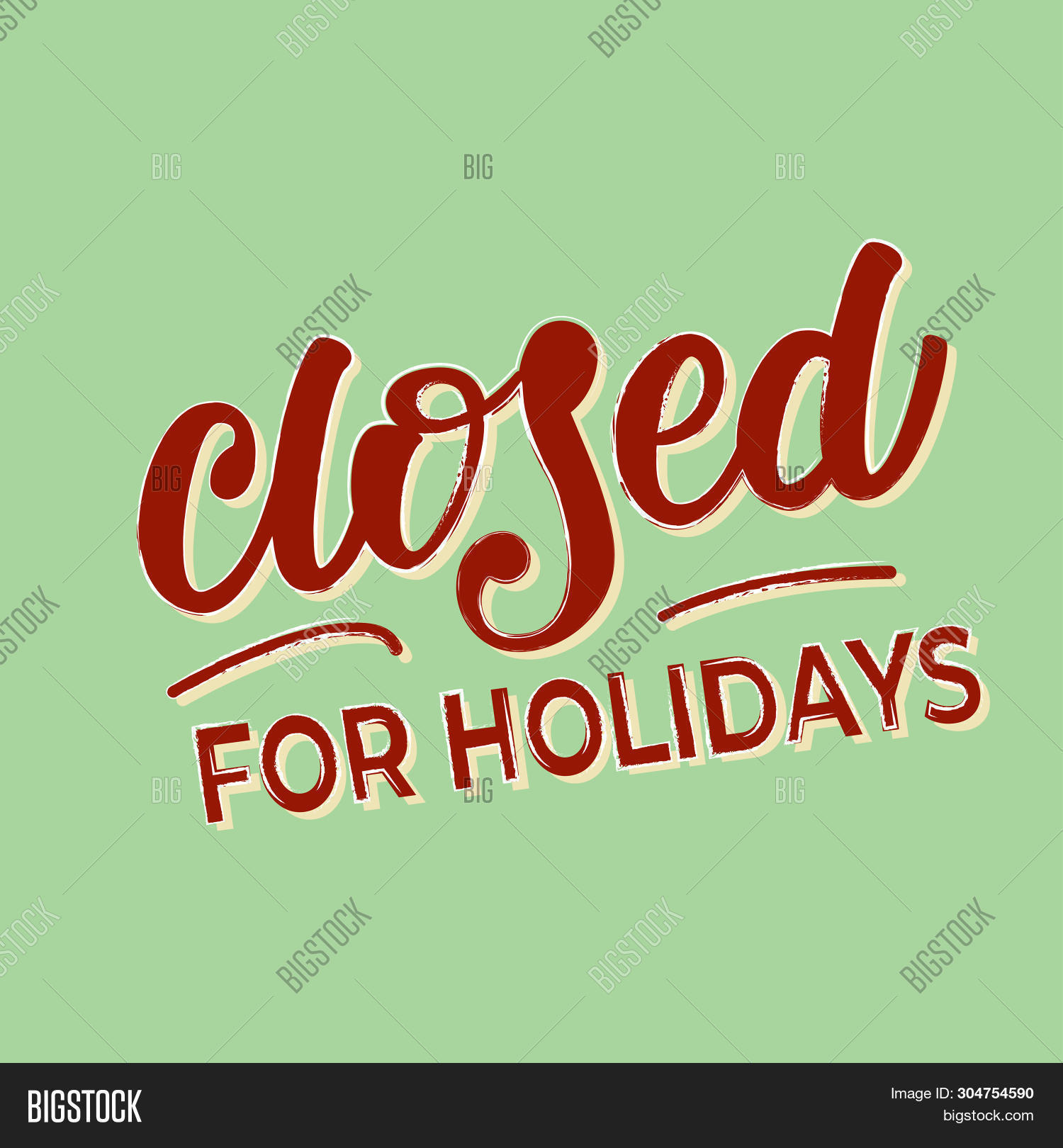 Closed Holidays Vector & Photo (Free Trial) | Bigstock