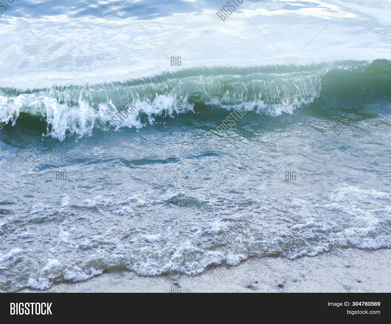 Low Waves Roll On Each Image & Photo (Free Trial) | Bigstock