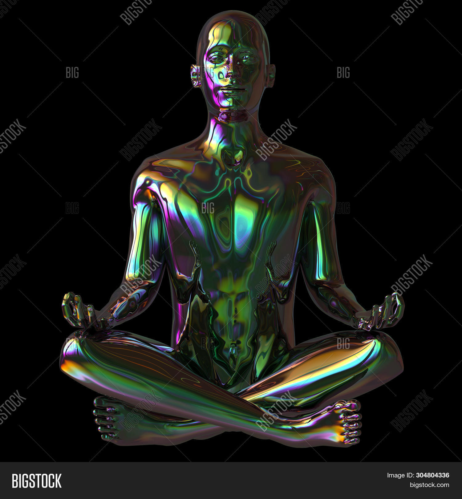 Man Lotus Pose Image & Photo (Free Trial) | Bigstock