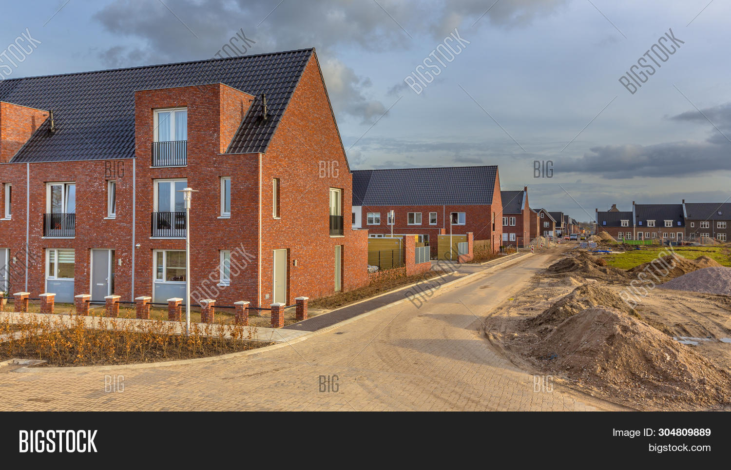 Newly Built Houses Image & Photo (Free Trial) | Bigstock