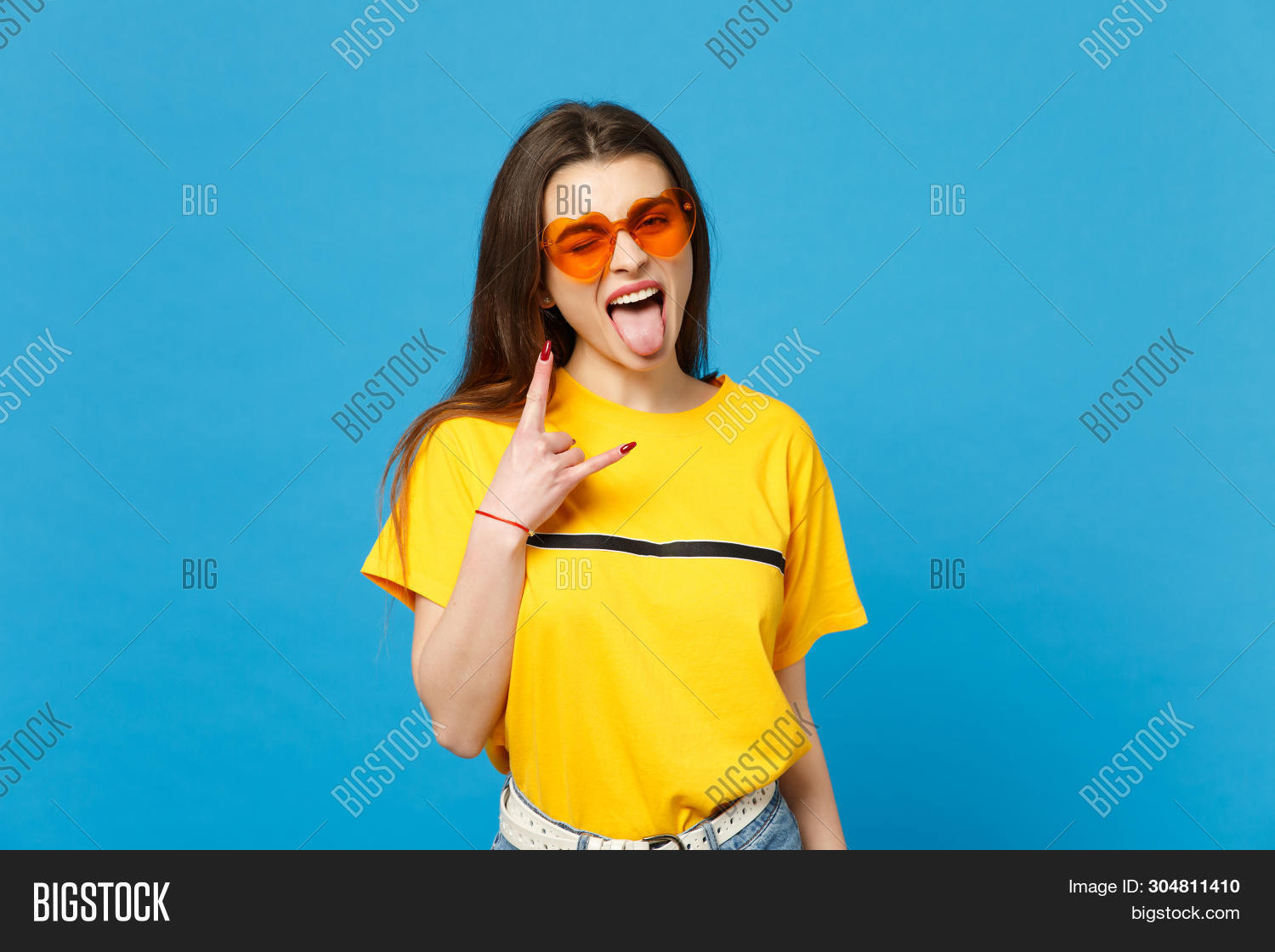 Blinking Young Woman Image & Photo (Free Trial) | Bigstock