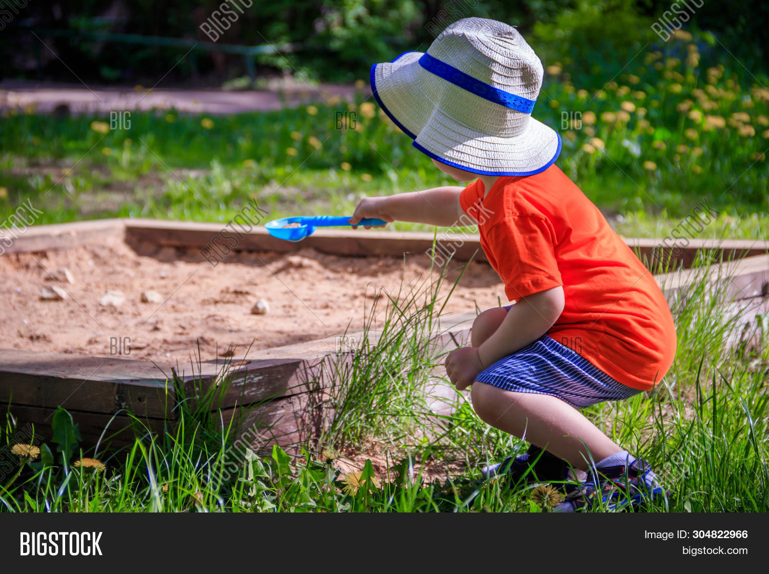 Boy Bucket Shovel Image & Photo (Free Trial) | Bigstock