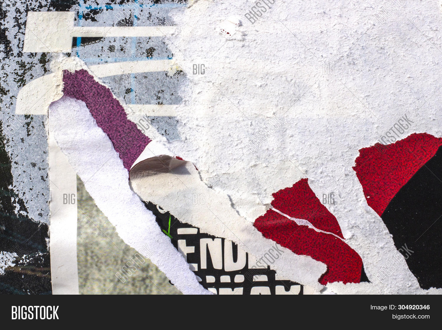 Old Posters Ripped Image & Photo (Free Trial) | Bigstock