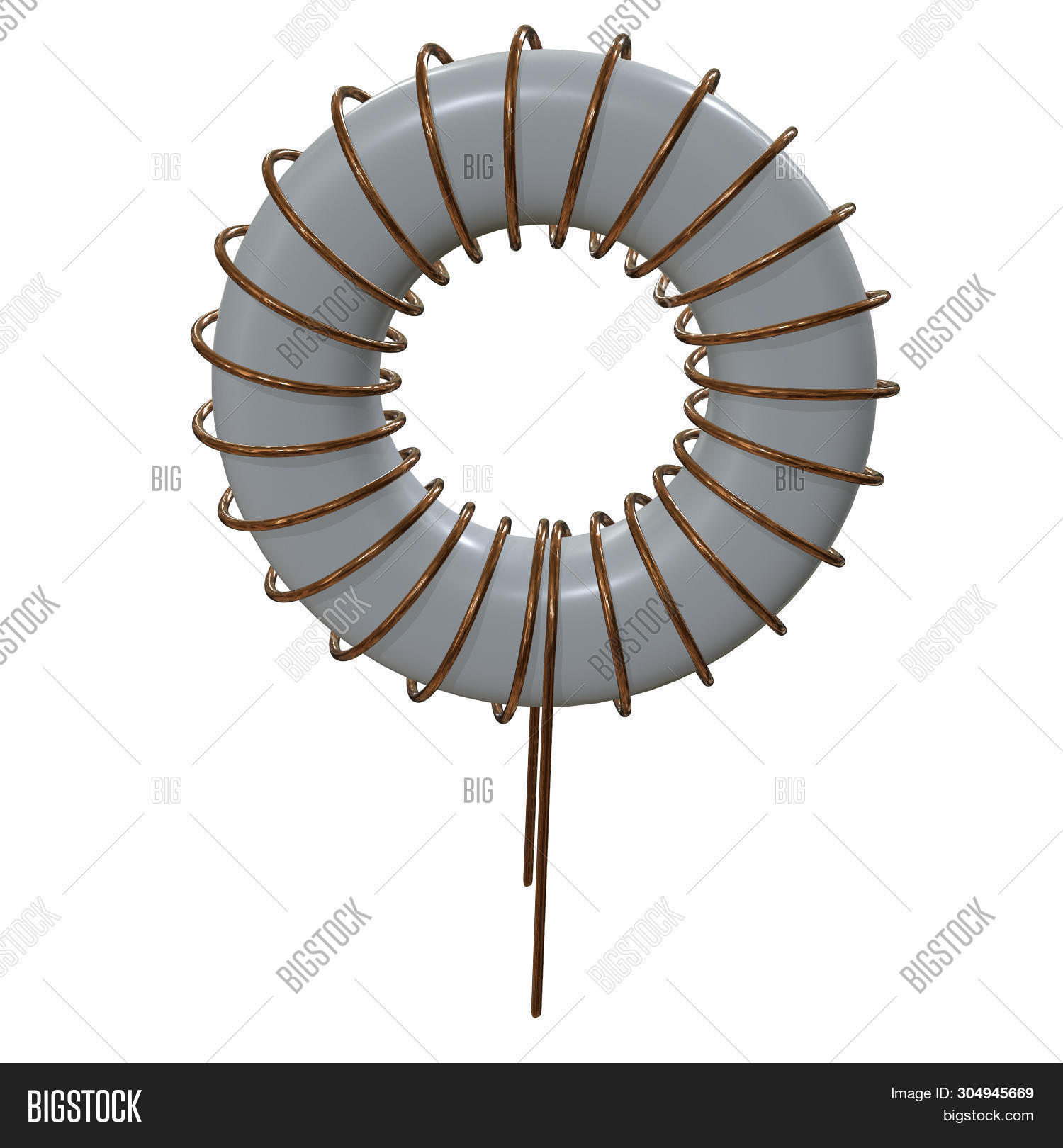 Toroidal Coil Inductor Image & Photo (Free Trial) | Bigstock
