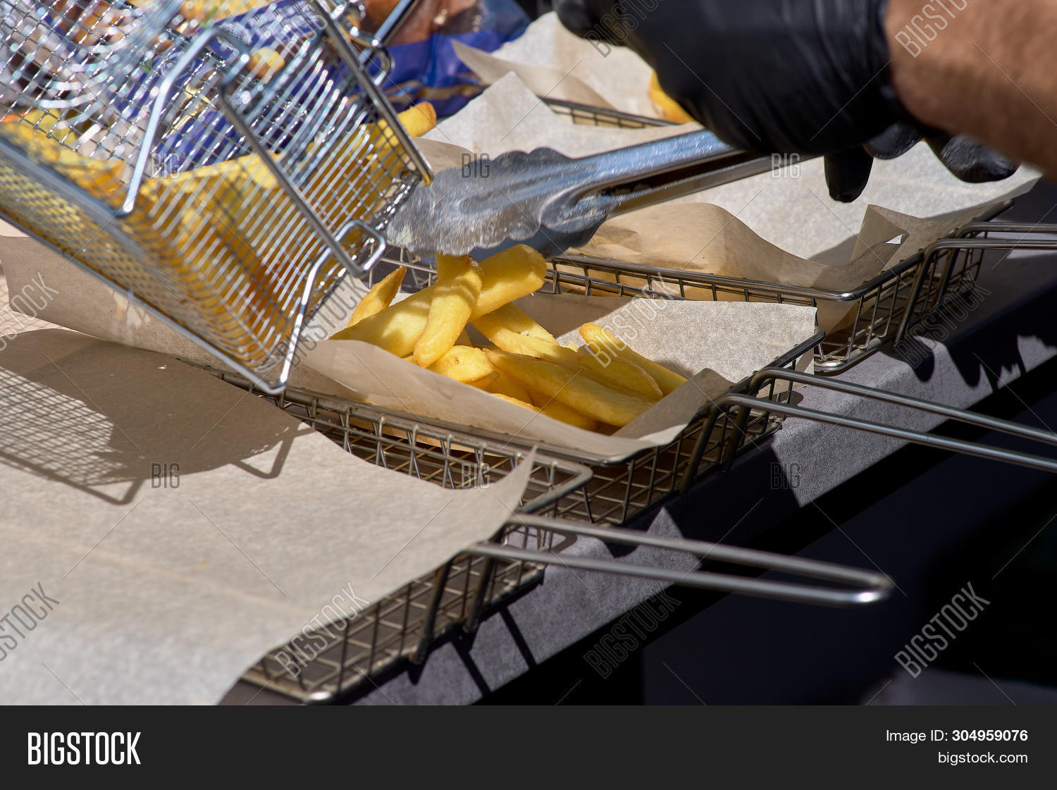 Cooking French Fries. Image & Photo (Free Trial) | Bigstock