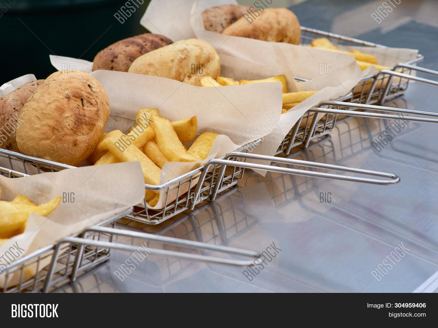Cooking French Fries. Image & Photo (Free Trial) | Bigstock