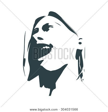 Face Half Turn View. Vector & Photo (Free Trial) | Bigstock
