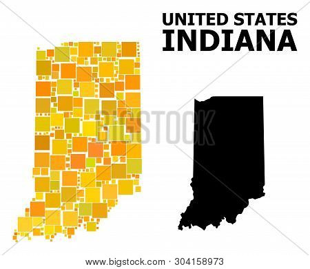 Gold Square Mosaic Vector & Photo (Free Trial) | Bigstock