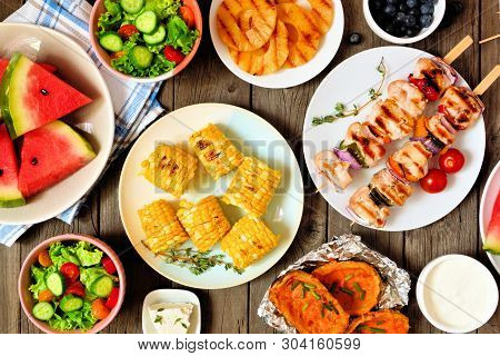 Summer Bbq Picnic Food Image & Photo (Free Trial) | Bigstock