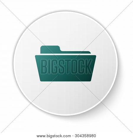 Green Folder Icon Vector & Photo (Free Trial) | Bigstock