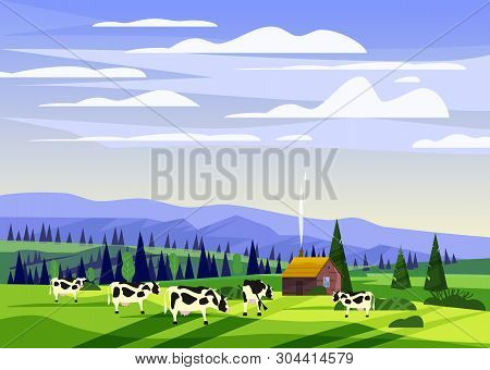 Valley Farmland Cartoon Images, Illustrations & Vectors (Free) - Bigstock