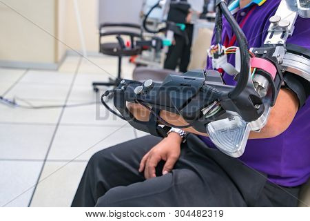 Man Wear Robot Arm Image & Photo (Free Trial) | Bigstock