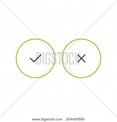 Set Check Mark Icons Vector & Photo (Free Trial) | Bigstock