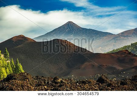 Mountain Teide White Image & Photo (Free Trial) | Bigstock