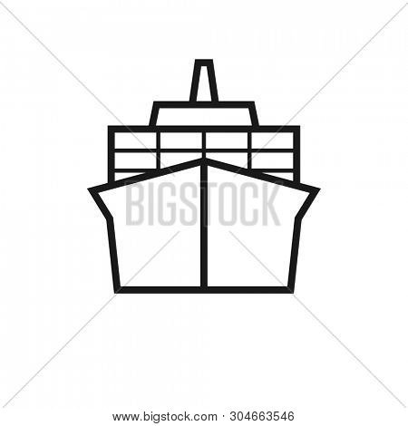 Container Ship Icon. Image & Photo (Free Trial) | Bigstock