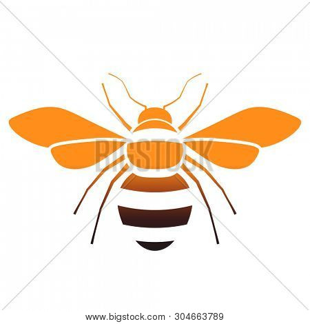 Bee Gradient Icon. Image & Photo (Free Trial) | Bigstock