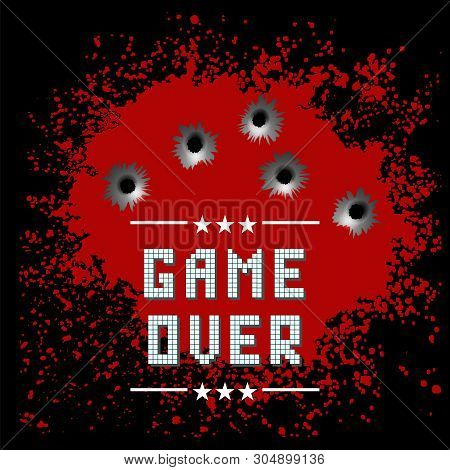 Retro Game Over Sign Image & Photo (Free Trial) | Bigstock
