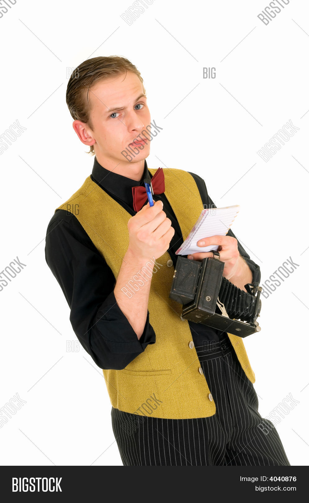 News Reporter, Retro Image & Photo (Free Trial) | Bigstock