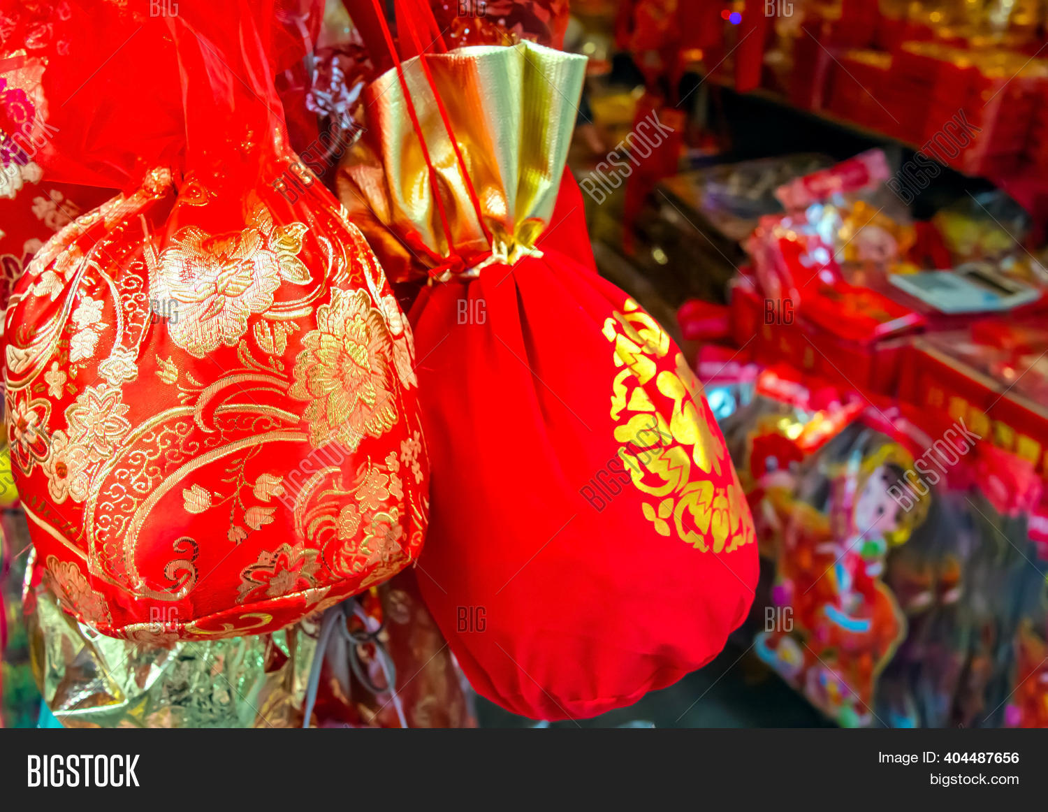 Red Lucky Pouch Bag Image & Photo (Free Trial) | Bigstock