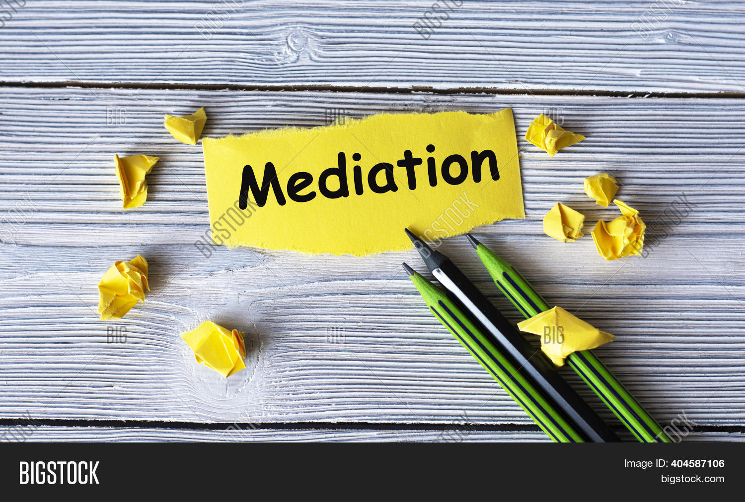 Mediation - Word On Image & Photo (Free Trial) | Bigstock