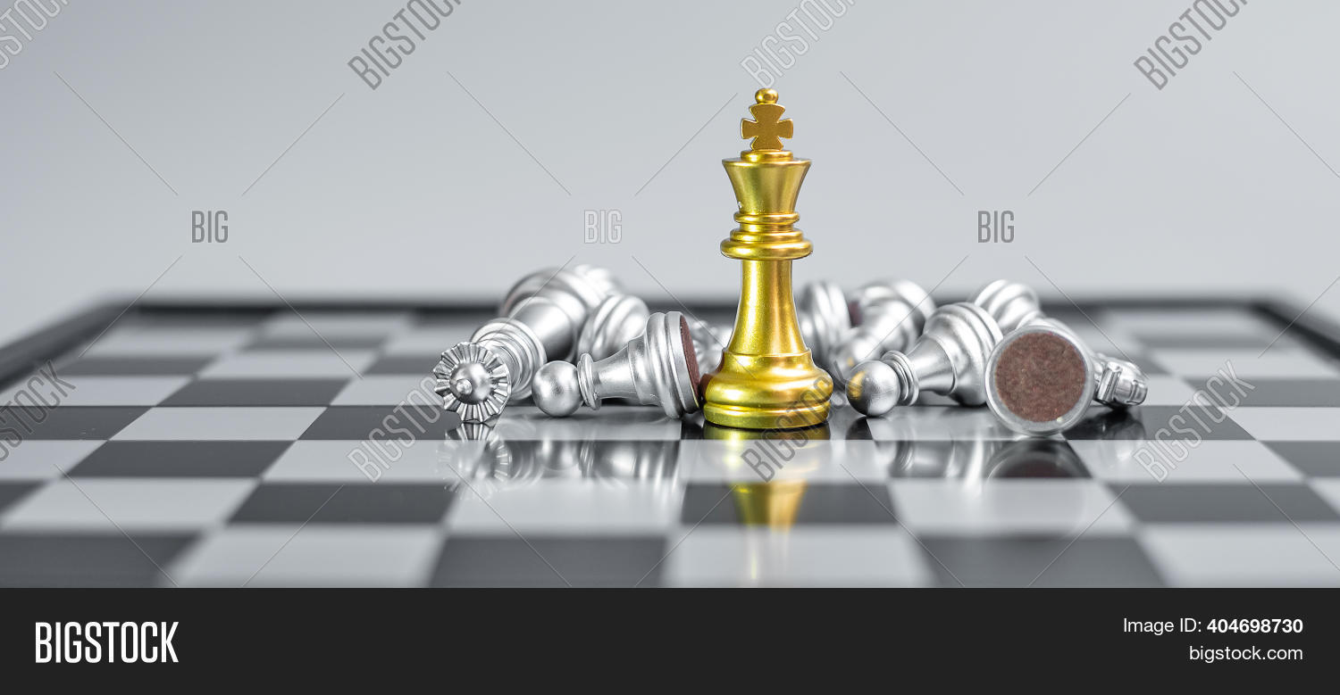 Gold Chess King Figure Image & Photo (Free Trial) | Bigstock