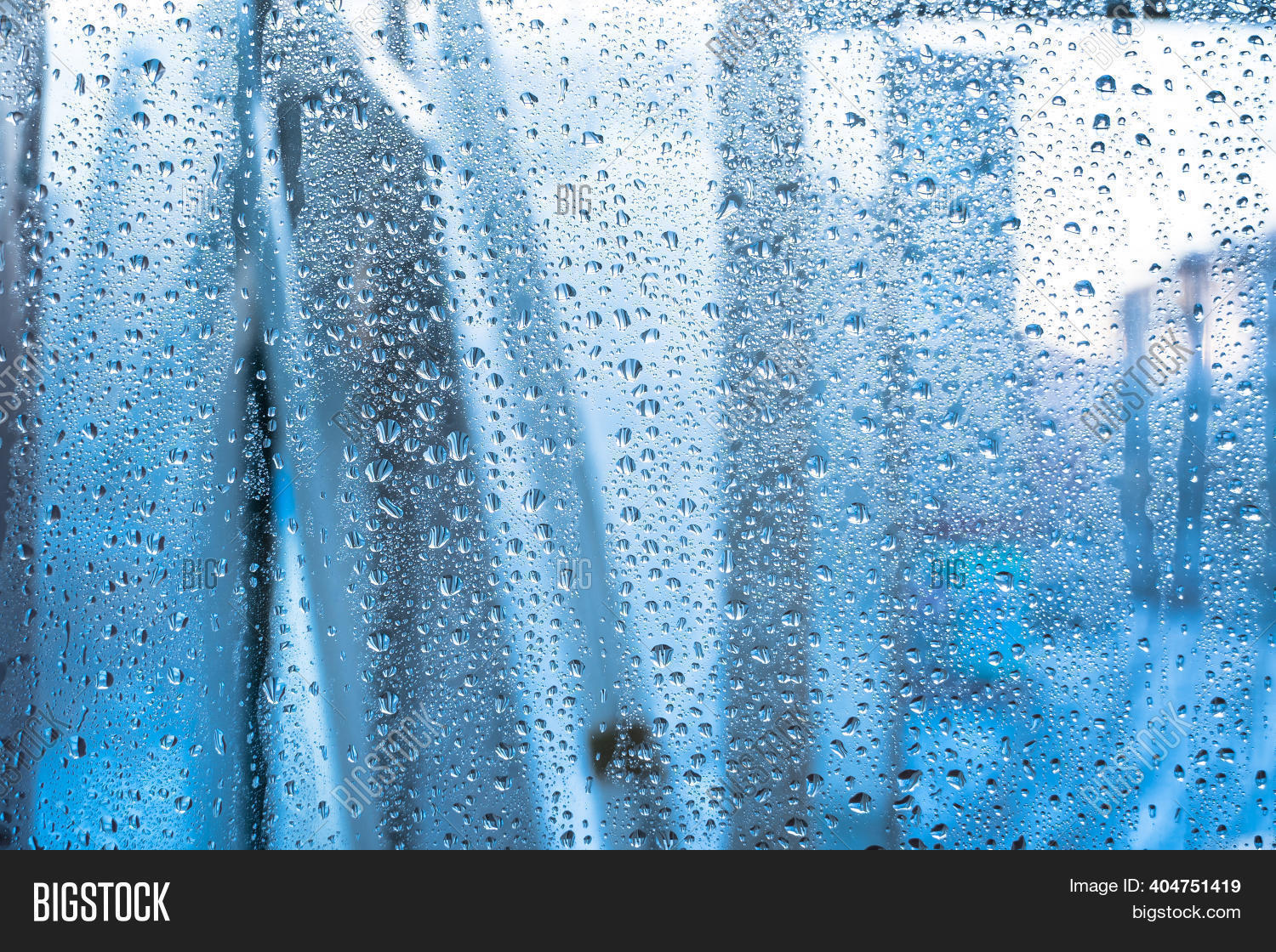 Raindrops On Glass Image & Photo (Free Trial) | Bigstock