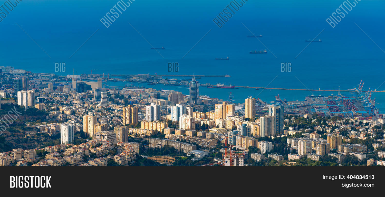 Cityscape Haifa Sunset Image & Photo (Free Trial) | Bigstock