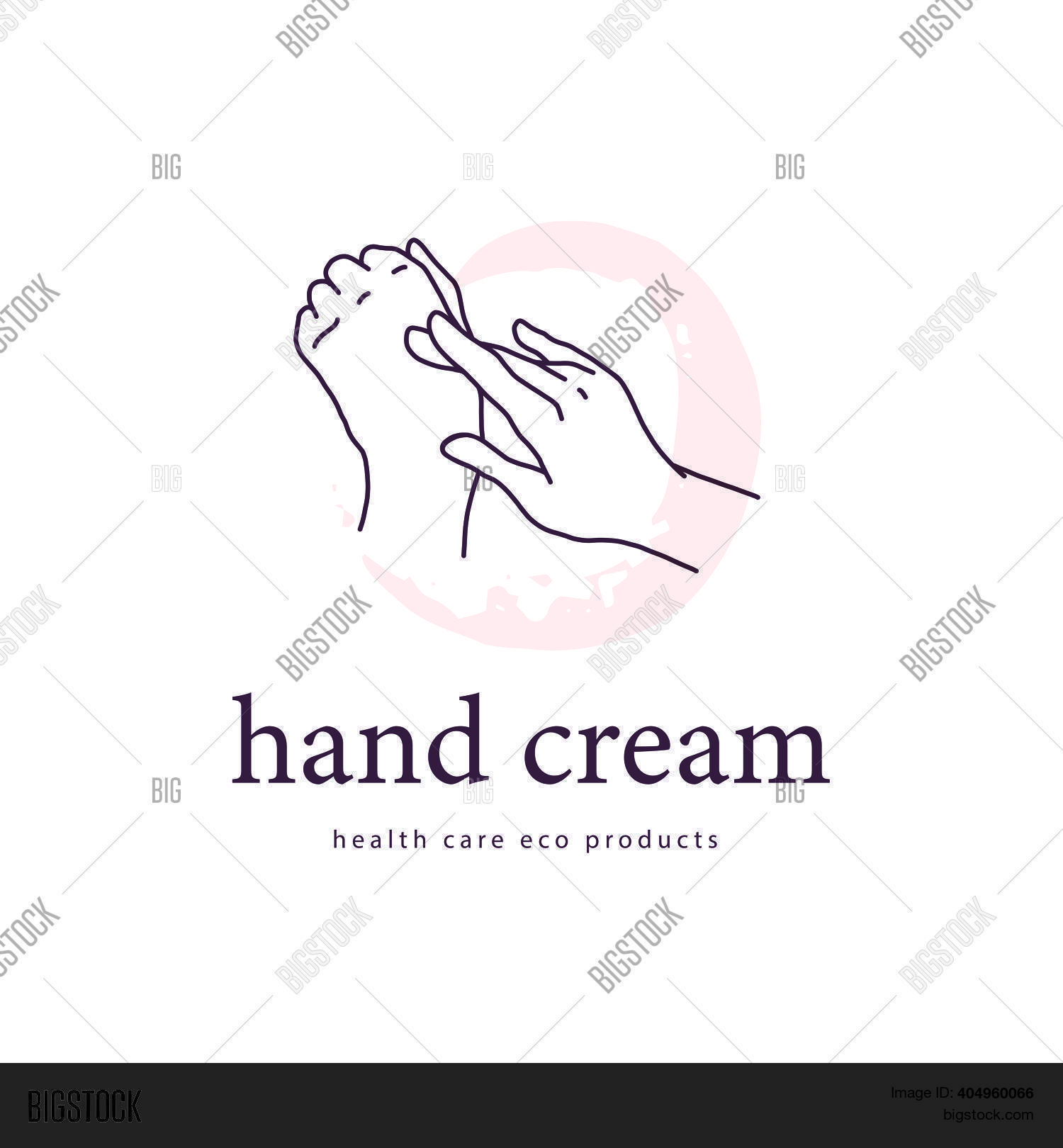 Hand Cream Emblem Vector & Photo (Free Trial) | Bigstock
