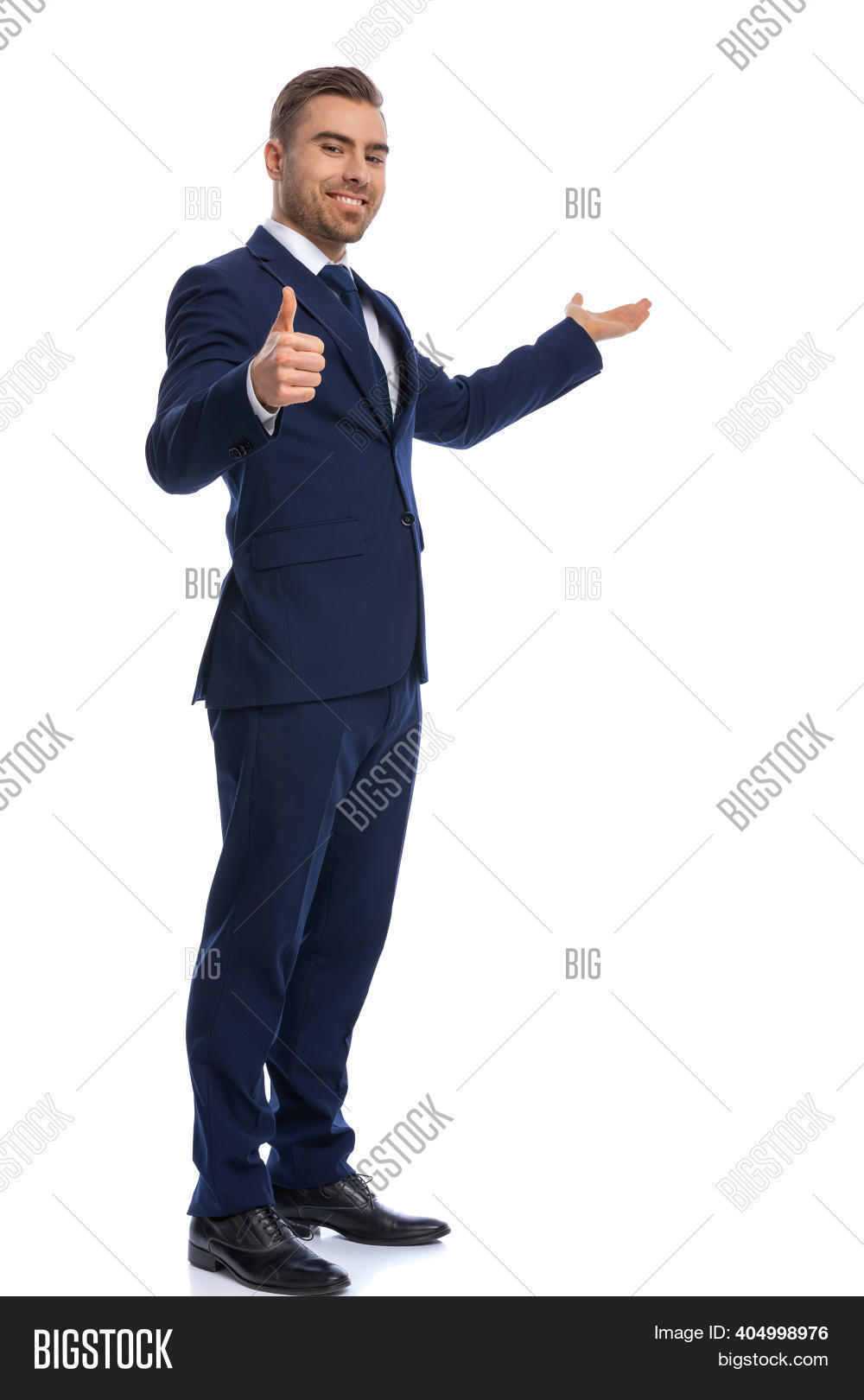 Man Standing Up Smiling