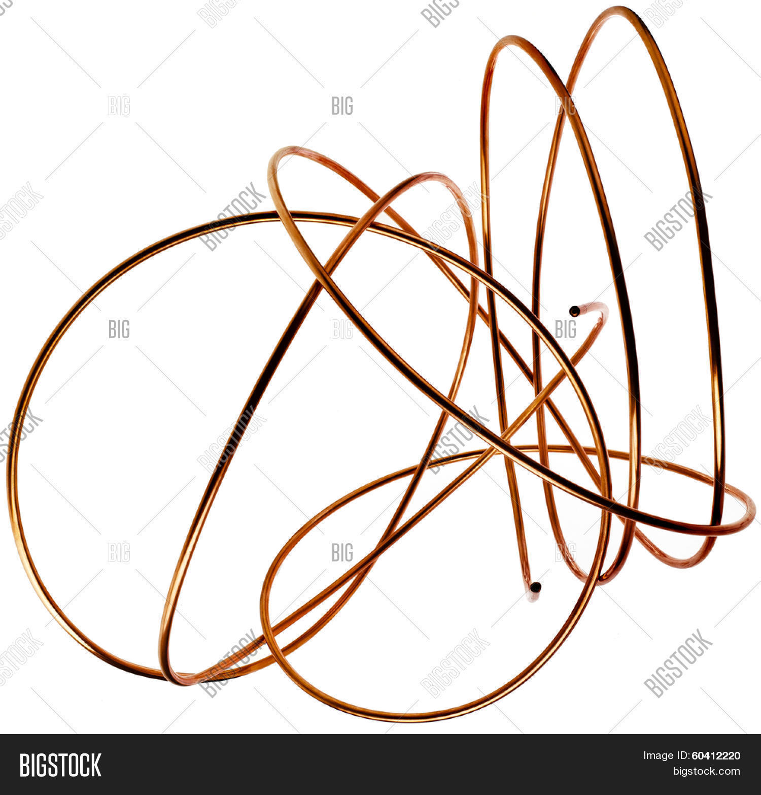 Copper Pipes Isolated Image & Photo (Free Trial) | Bigstock