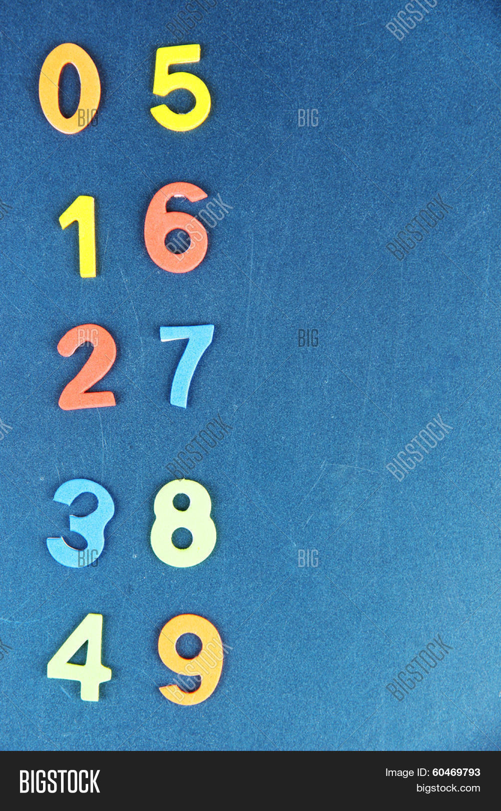 Colorful Numbers On Image & Photo (Free Trial) | Bigstock