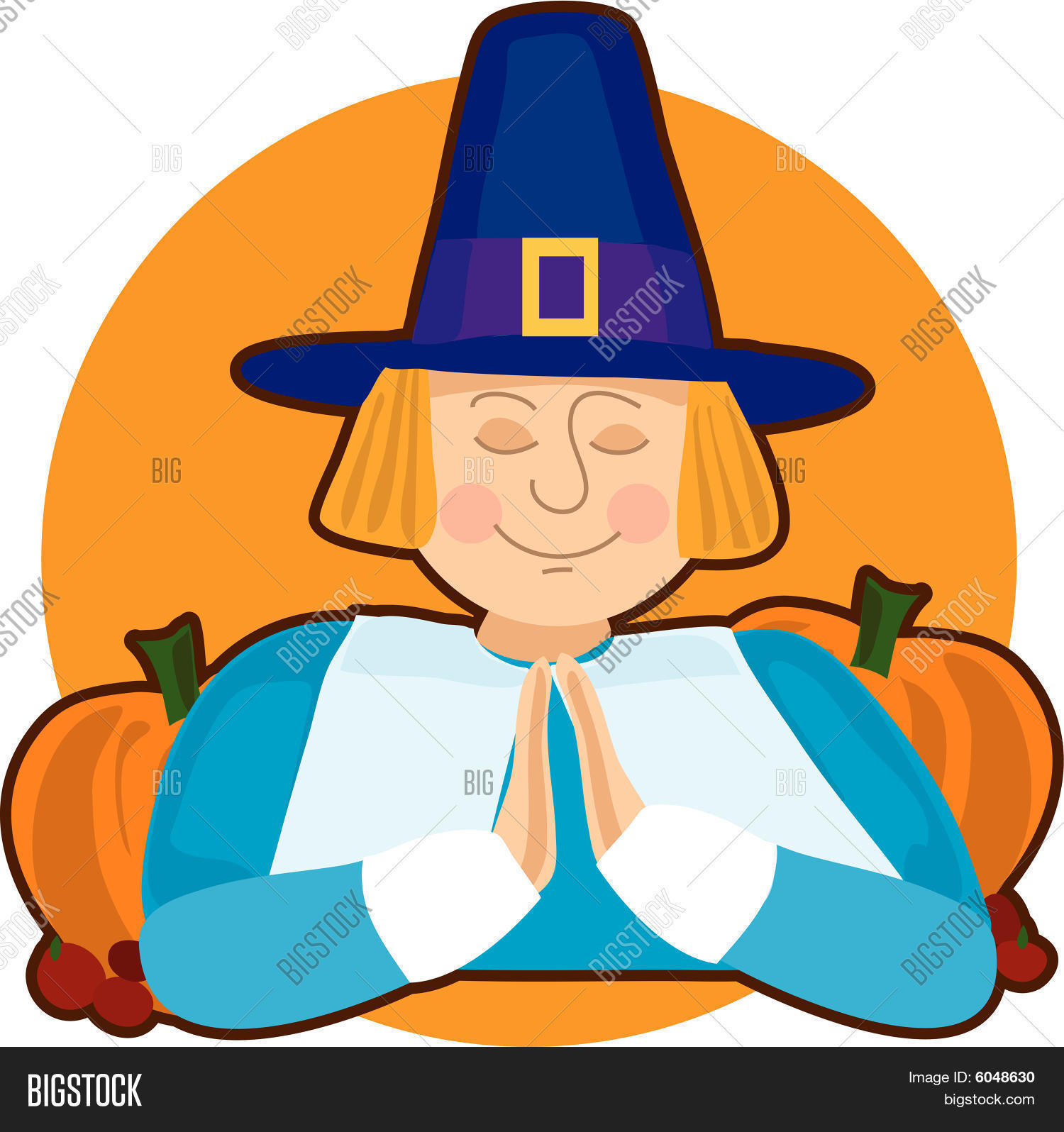 Pilgrim Graphic Vector & Photo (Free Trial) | Bigstock