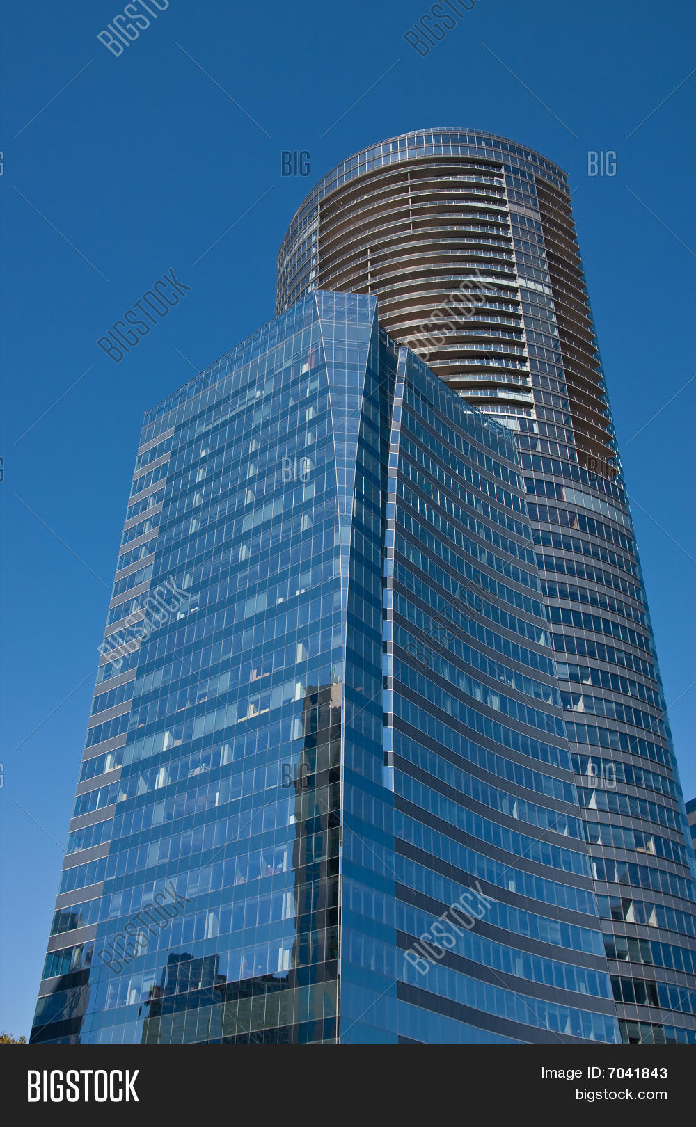 Curved Blue Building Image & Photo (Free Trial) | Bigstock