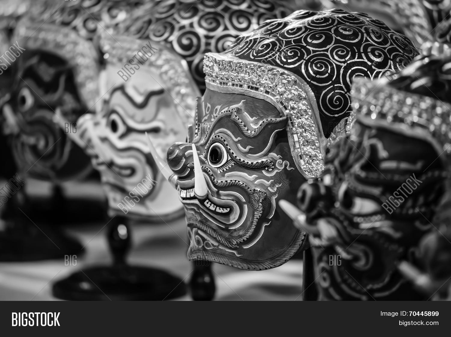 Thai Traditional Mask Image & Photo (Free Trial) | Bigstock