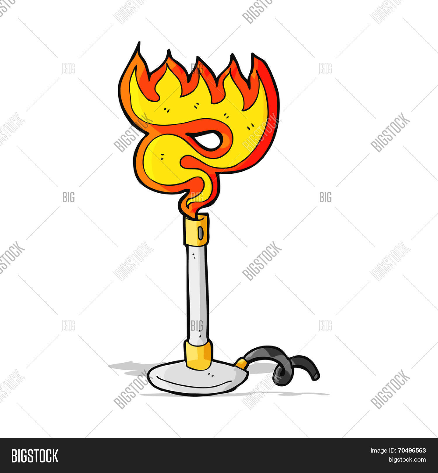 Cartoon Bunsen Burner Vector & Photo (Free Trial) | Bigstock