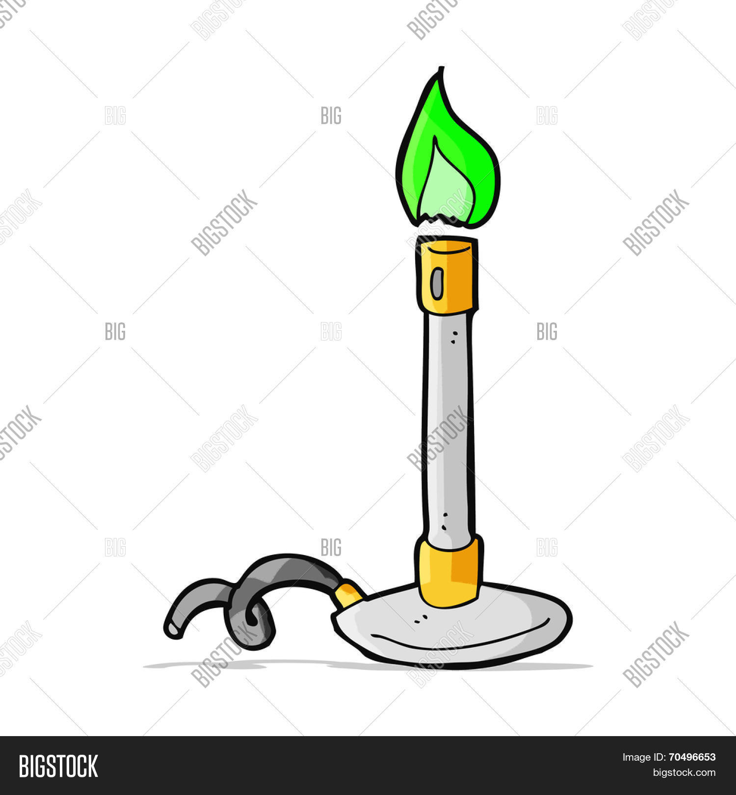 Cartoon Bunsen Burner Vector & Photo (Free Trial) | Bigstock